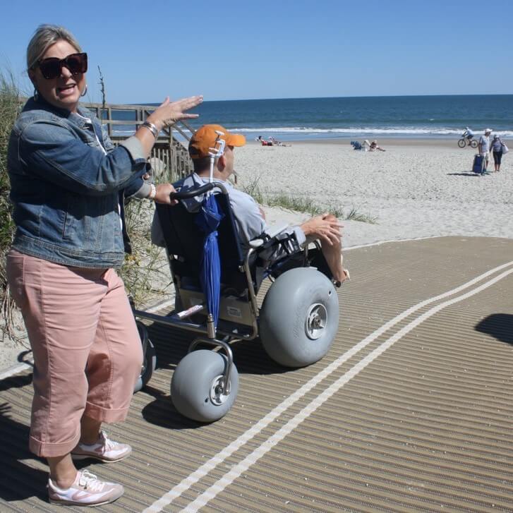 Handicap Beach-Access Mat For Pawleys Island Beaches