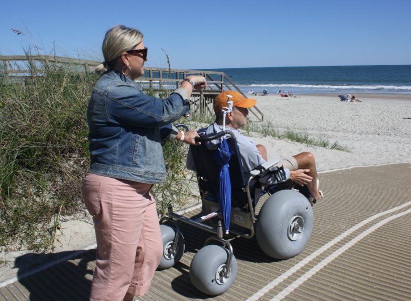Handicap Beach-Access Mat For Pawleys Island Beaches