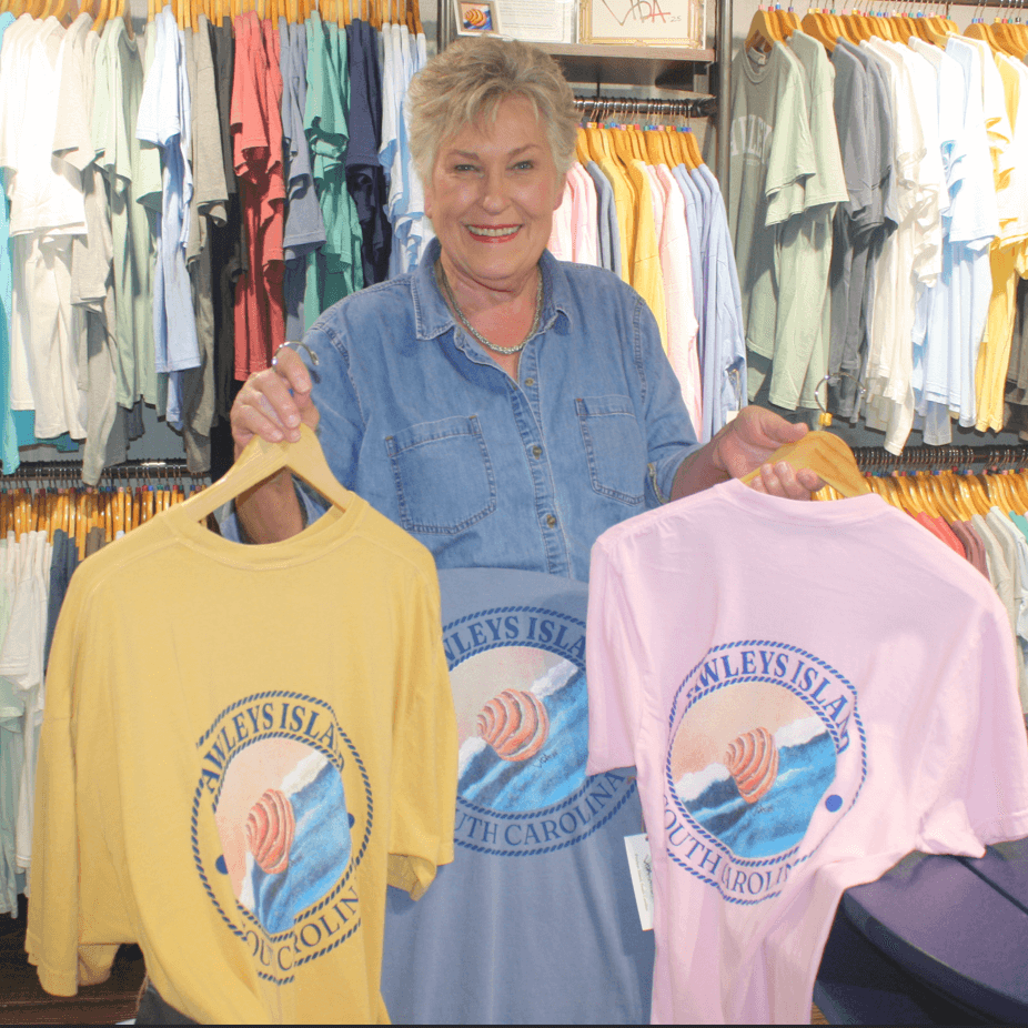 New 2025 Pawleys Island Shell T-Shirts Now Available